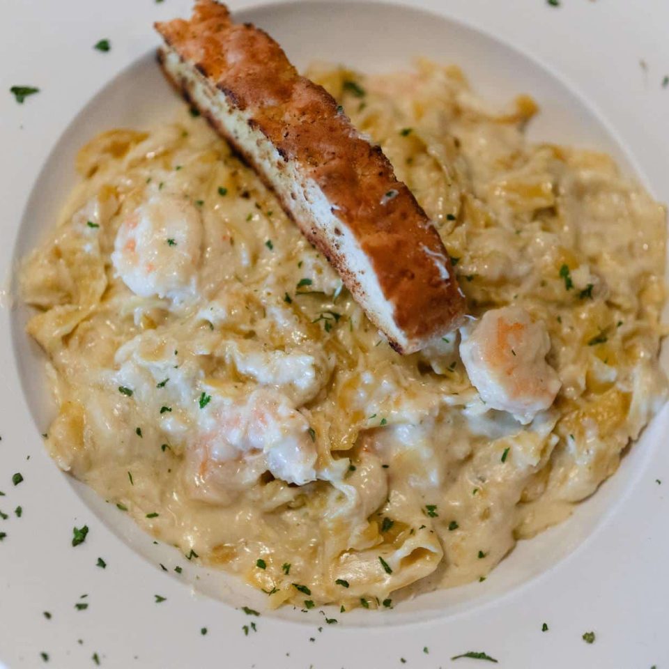 Shrimp Scampi - The Feast Restaurant on Anna Maria Island